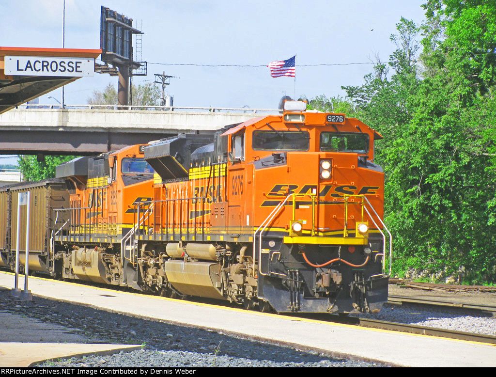 BNSF 9276, CP's Tomah Sub.